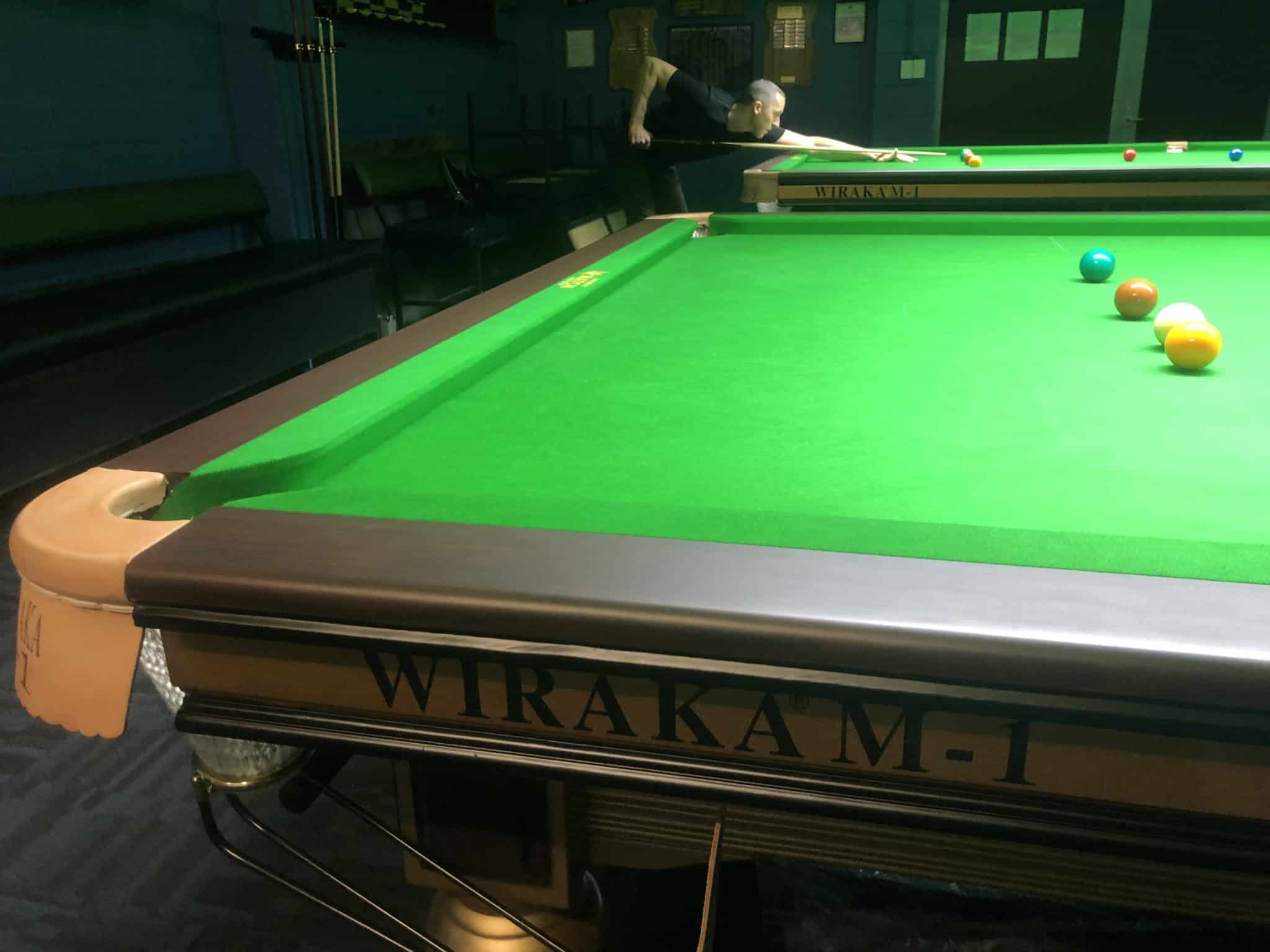New Wiraka tables installed - Buderim Billiards & Snooker Club Inc.